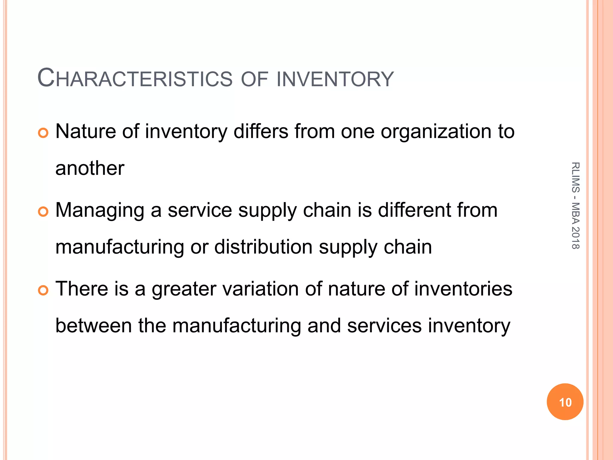 Unit 2 inventory functionality and principles | PPTX