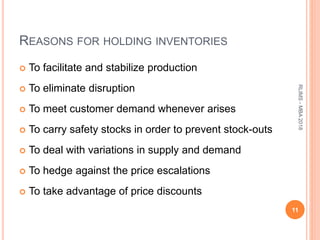 Unit 2 inventory functionality and principles | PPTX