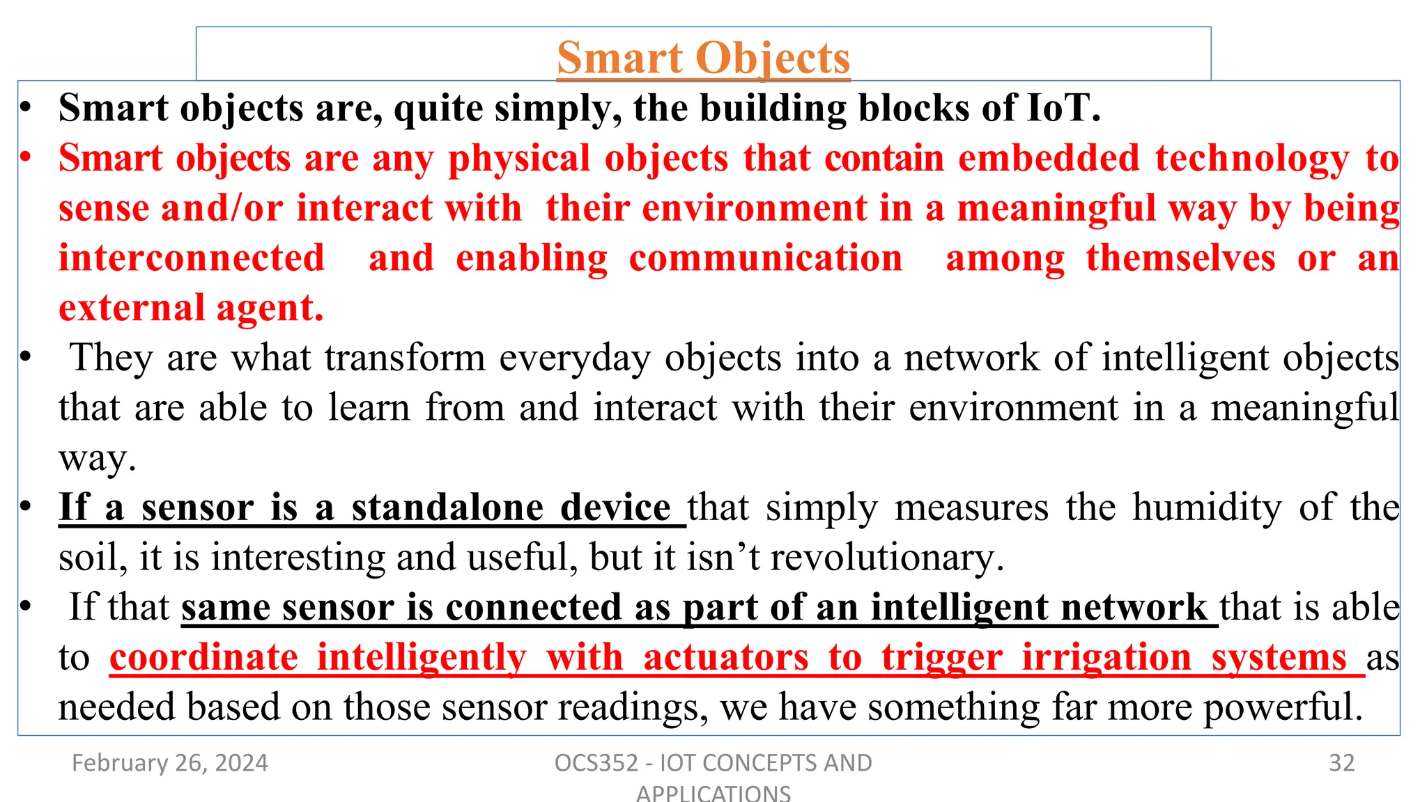IOT- UNIT 2-COMPONENTS IN INTERNET OF THINGS | PPTX