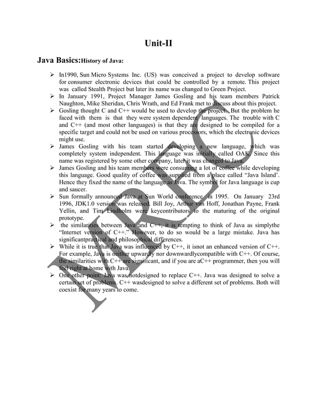 Unit2 java | DOCX | Programming Languages | Computing