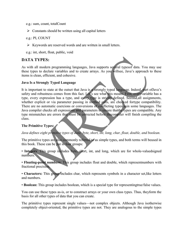 Unit2 java | DOCX | Programming Languages | Computing