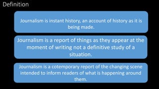 Unit 2 Journalism | PPTX