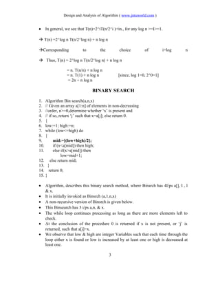 algorithm Unit 2 | DOC