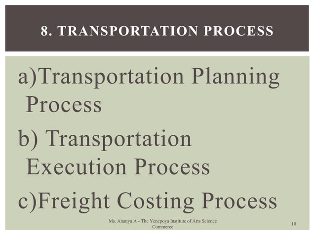 Unit 2 Key Supply Chain Business Processes - Understanding about the ...