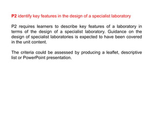 Unit 2 Laboratory Design P2 M2 D2 | PPTX