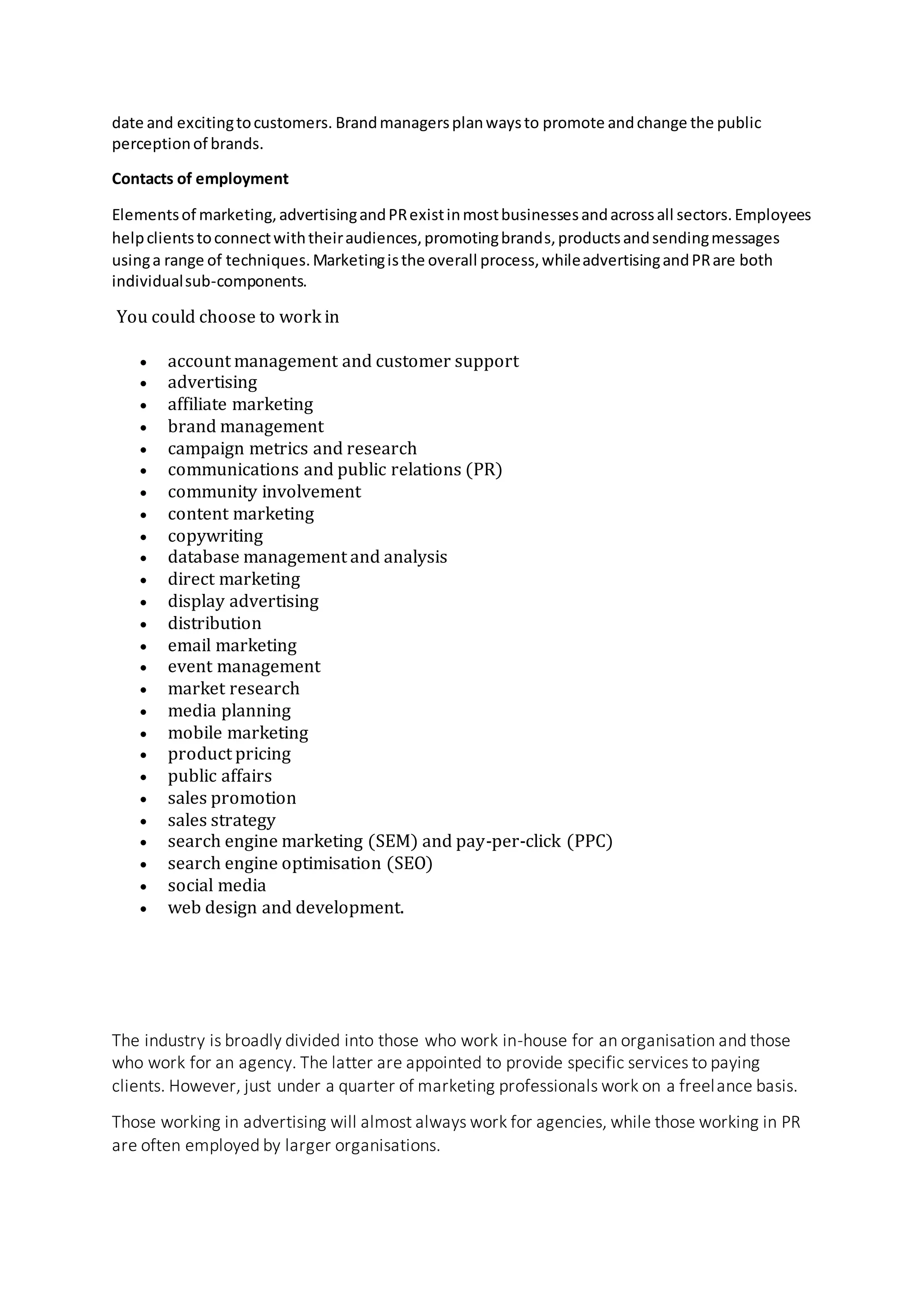 Unit 2 learning aim a (2) | PDF