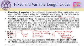 Unit 2 Lecture notes on Huffman coding | PDF