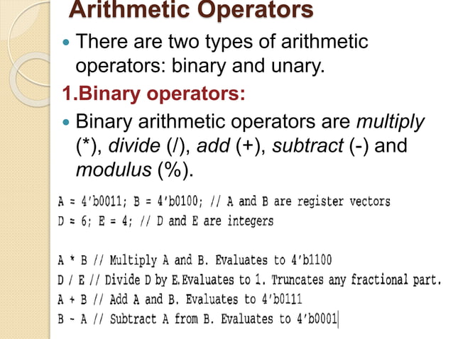 Verilog operators.pptx
