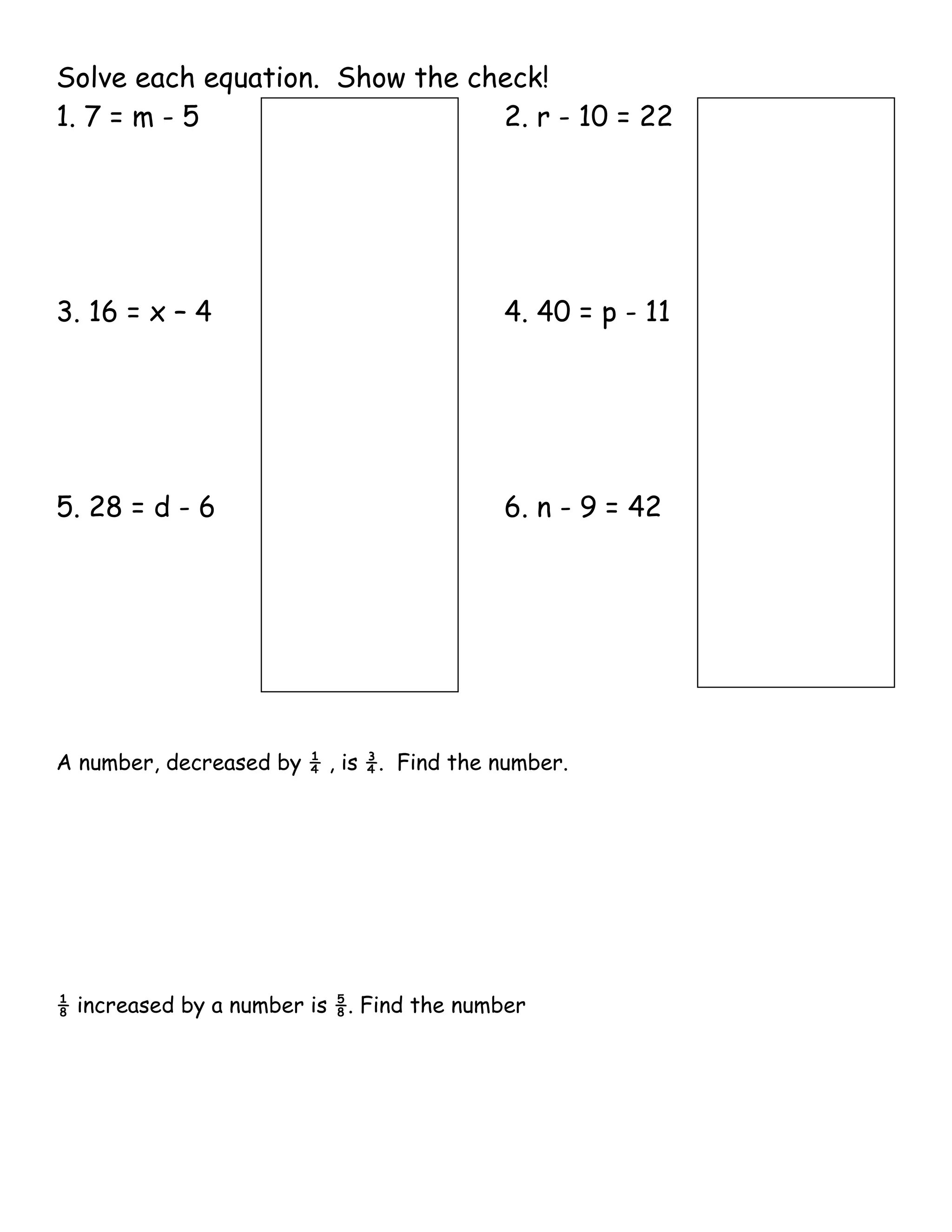 Unit 2 lesson 2 solving & writing subtraction equations | DOC