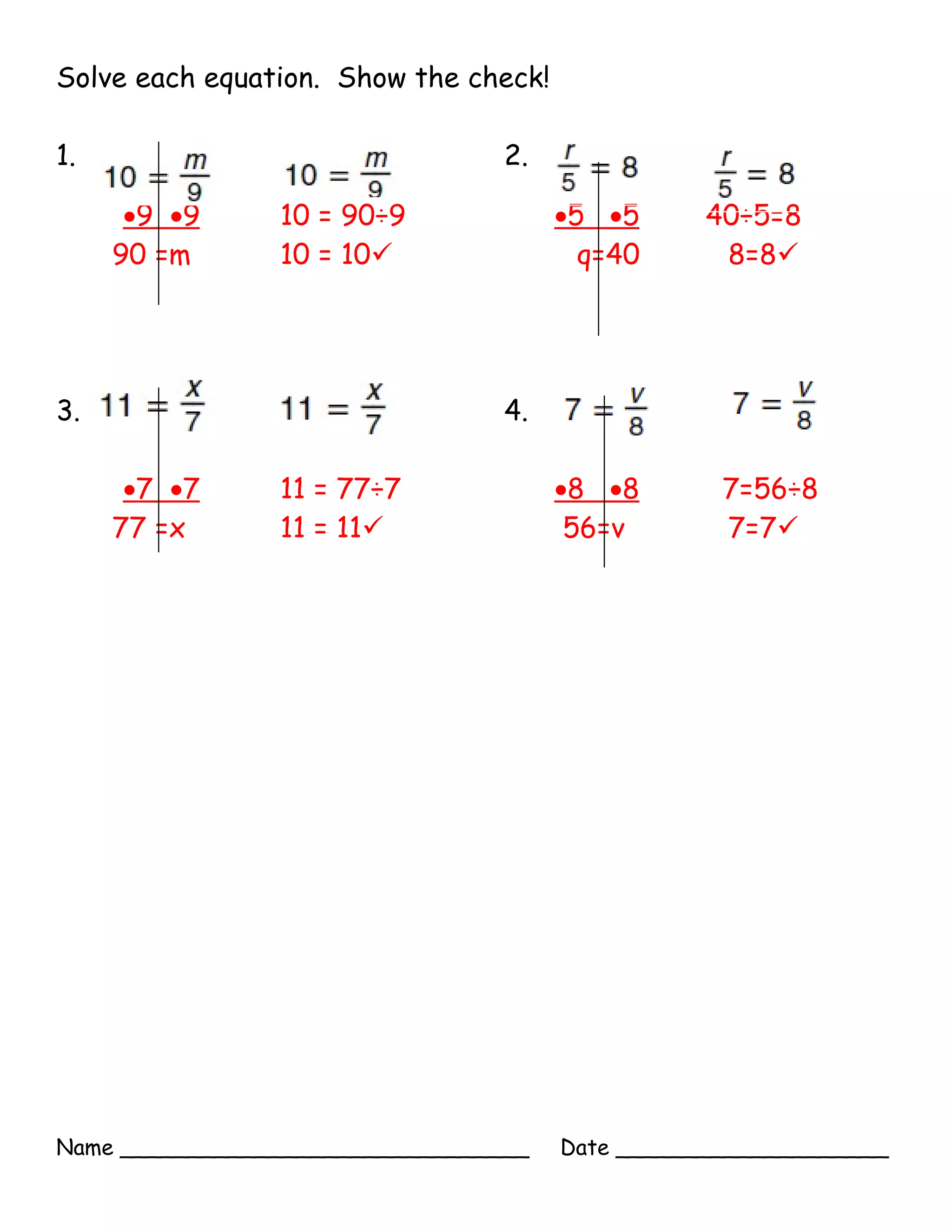 Unit 2 lesson 4 solving & writing division equations | DOC | Science