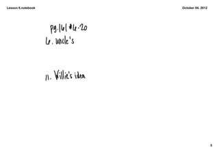 Unit 2, lesson 6 | PDF