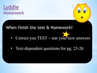 Lyddie: Unit2 lesson6 | PPT