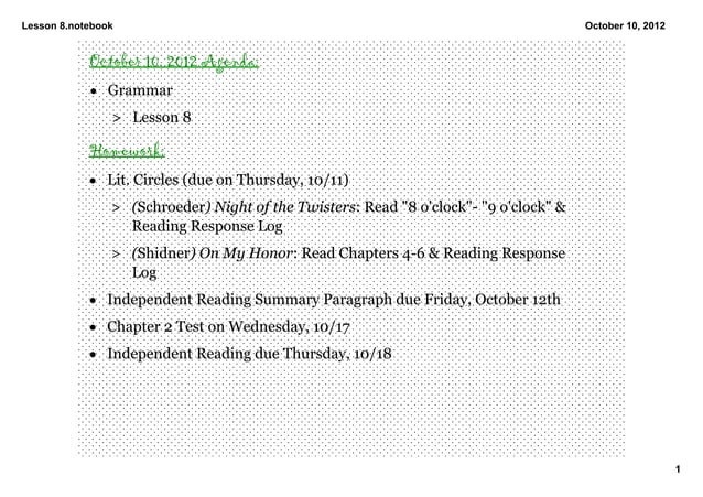 Unit 2, Lesson 8 | PDF