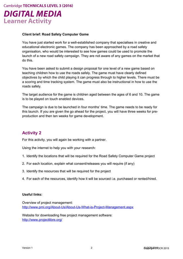 Unit 2 lesson element game project documentation | DOC