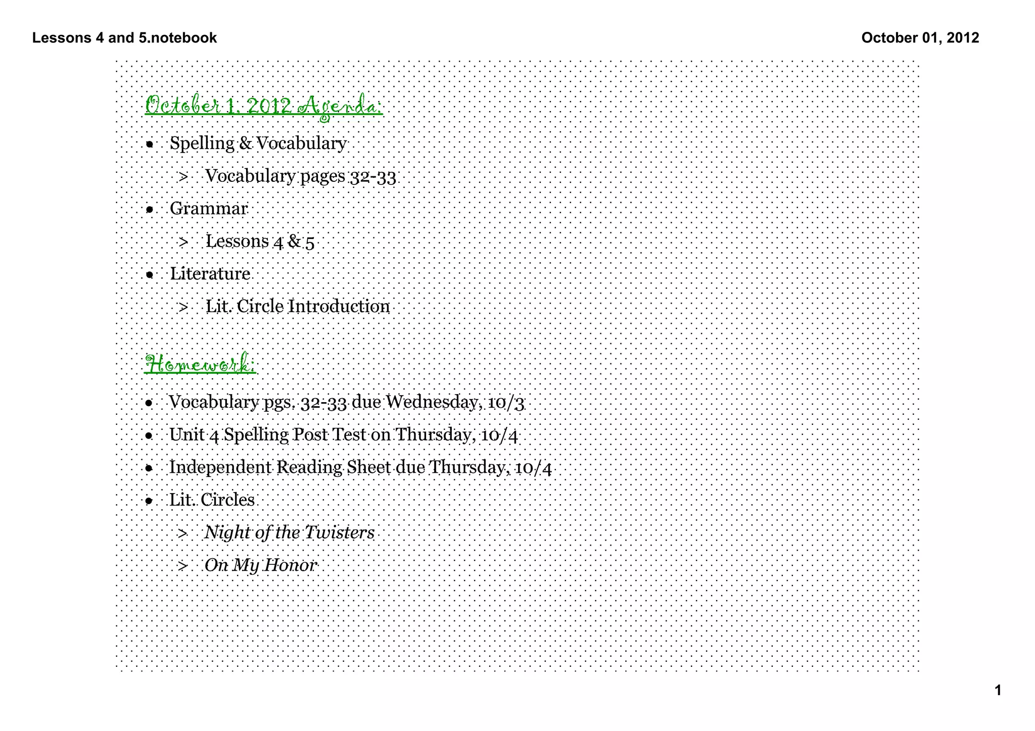 Unit 2, Lessons 4-5 | PDF