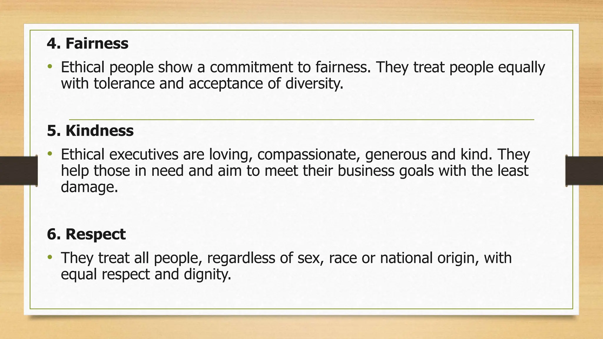 managerial thics ppt which consists of values, morals at workplace | PPT