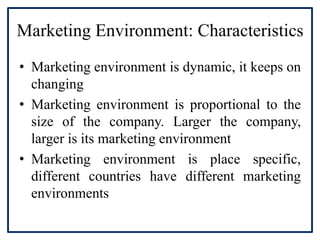 Unit 2 marketing_environment_marketing_strategy | PPT