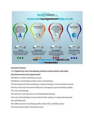 Unit 2 marketing essentials | DOCX