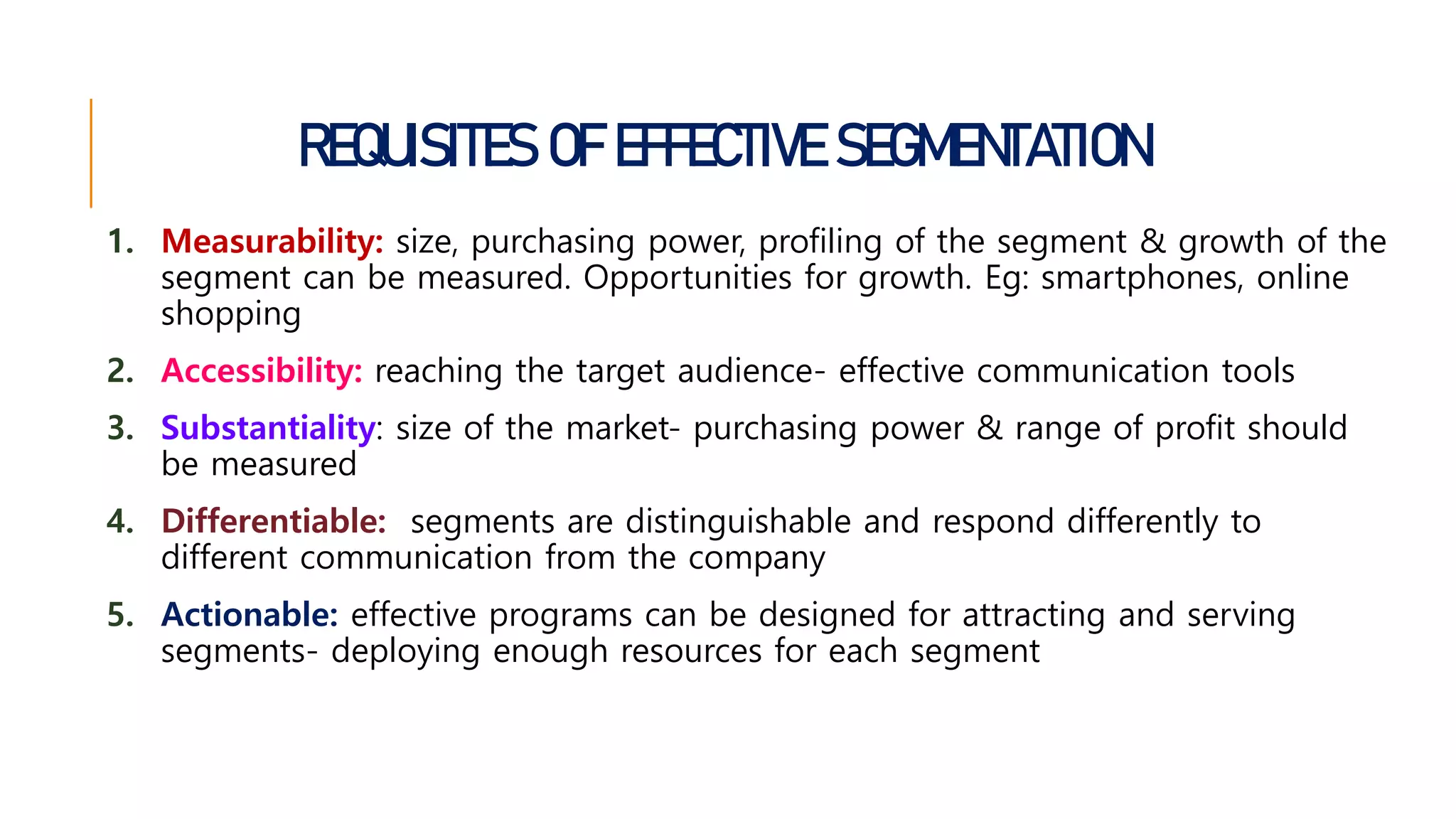 Unit 2 Market Segmentation Targeting Differentiation And Positioningpdf Business Business