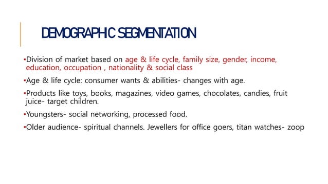 Unit 2 Market Segmentation Targeting Differentiation And Positioning Pdf Business Business
