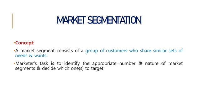 Unit 2 Market Segmentation Targeting Differentiation And Positioningpdf Business Business
