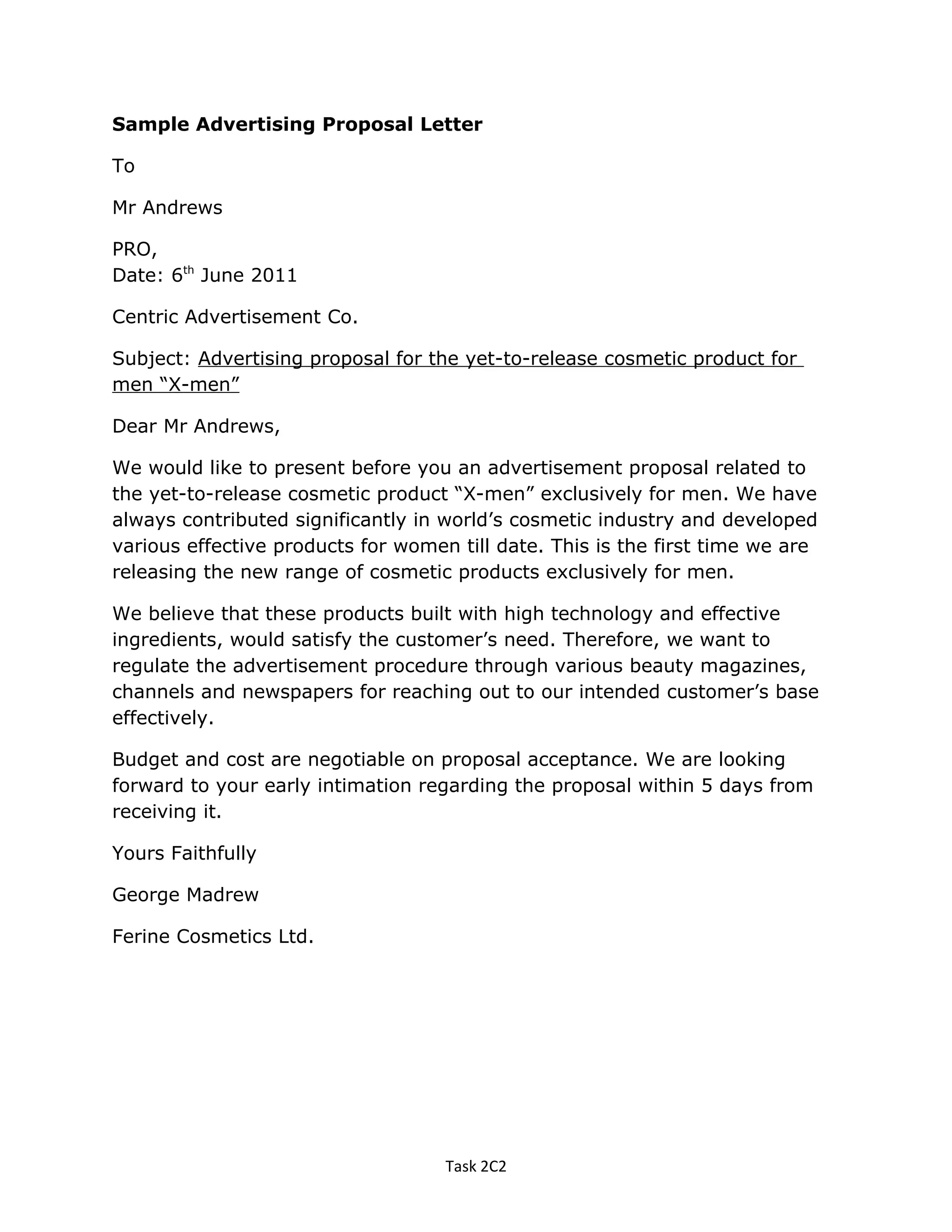 Unit 2 merit letter correction exercise | DOC | Skin Care | Beauty