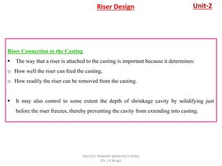 Metal casting process part 2 | PPTX
