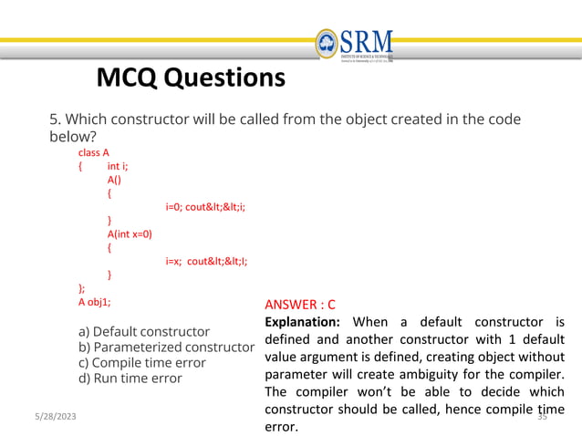 Unit 2 Methods and Polymorphism-Object oriented programming | PPT