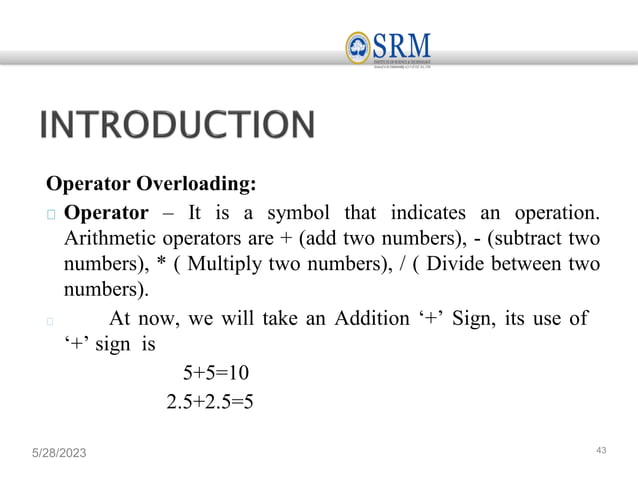 Unit 2 Methods And Polymorphism Object Oriented Programming Ppt