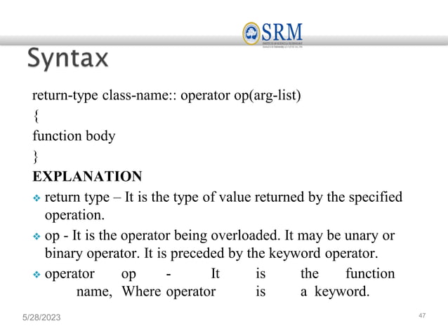 Unit 2 Methods and Polymorphism-Object oriented programming | PPT