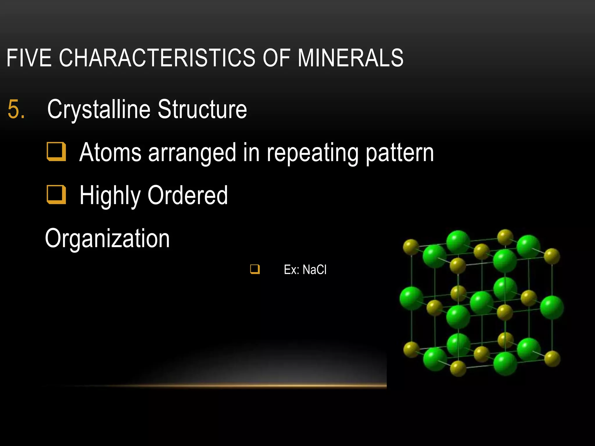 Unit 2 minerals | PPTX