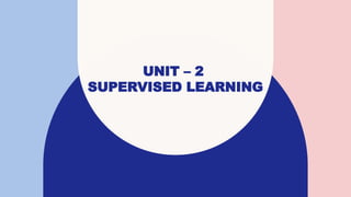 Supervised learning in Machine Learning.pptx | Technology & Computing