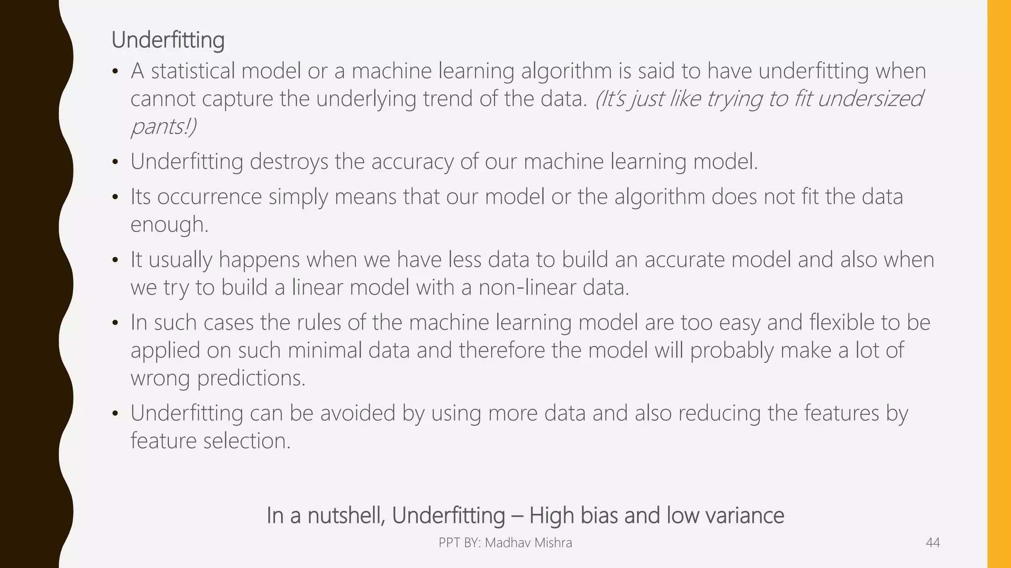 Machine Learning Unit 2 Semester 3 MSc IT Part 2 Mumbai University | PPTX