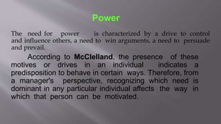 Unit 2 motivation | PPTX
