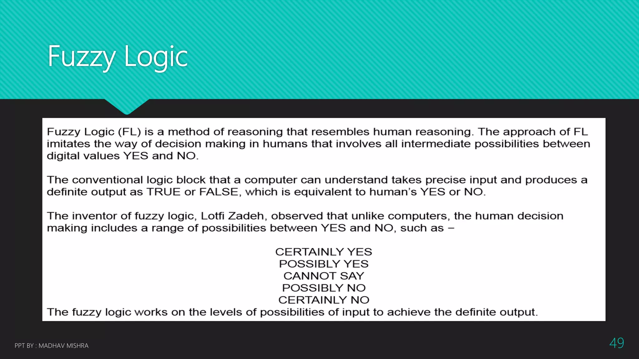 Applied Artificial Intelligence Unit 2 Semester 3 MSc IT Part 2 Mumbai University | PPTX