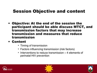 Unit 2 mtct and prevention strategies | PPT