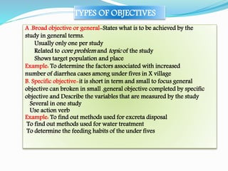 The Research Problem and objectives | PPTX