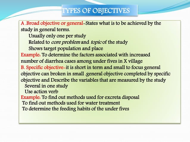 The Research Problem and objectives | PPTX | Education