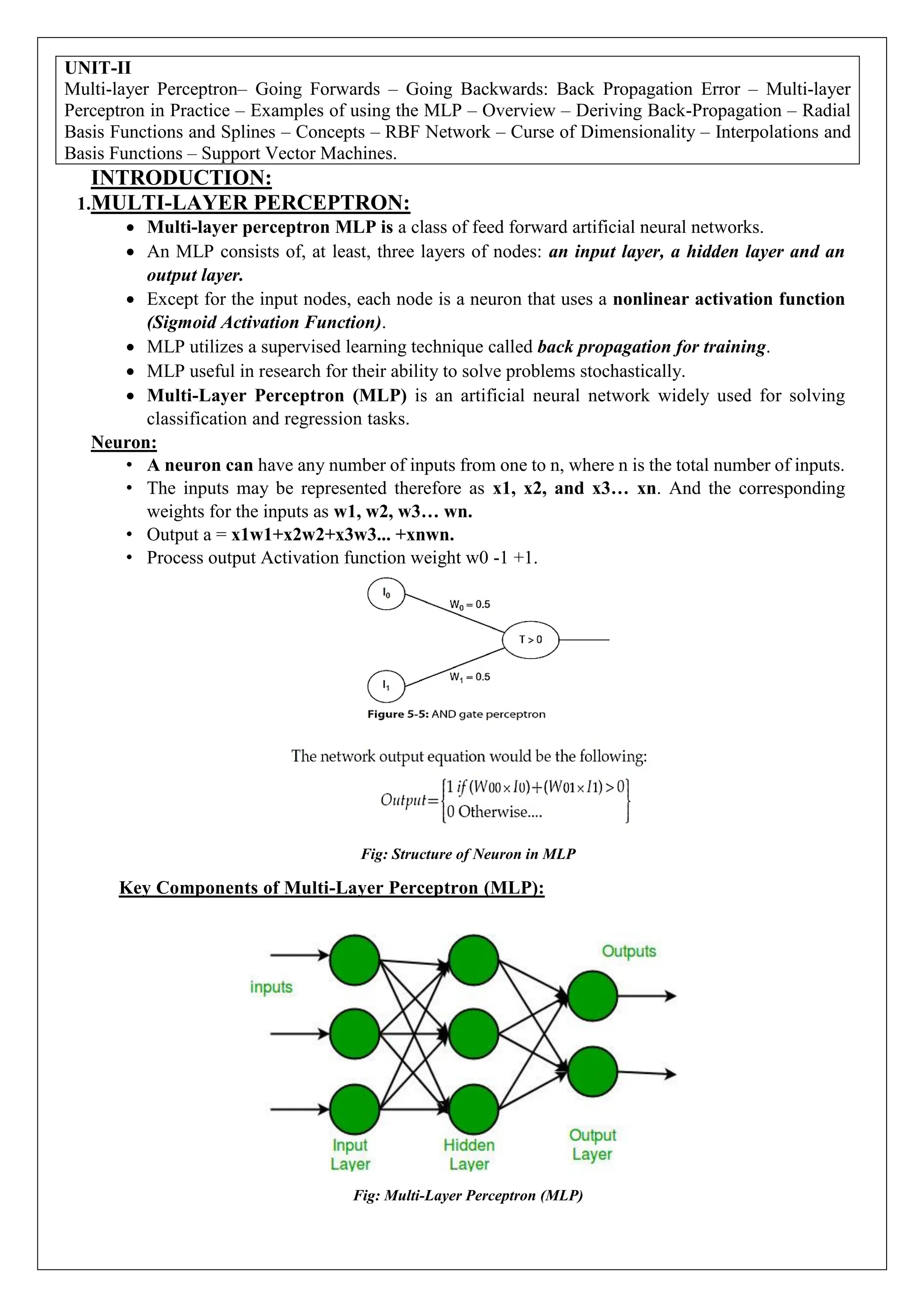 22PCOAM16 _ML_ Unit 2 Full unit notes.pdf