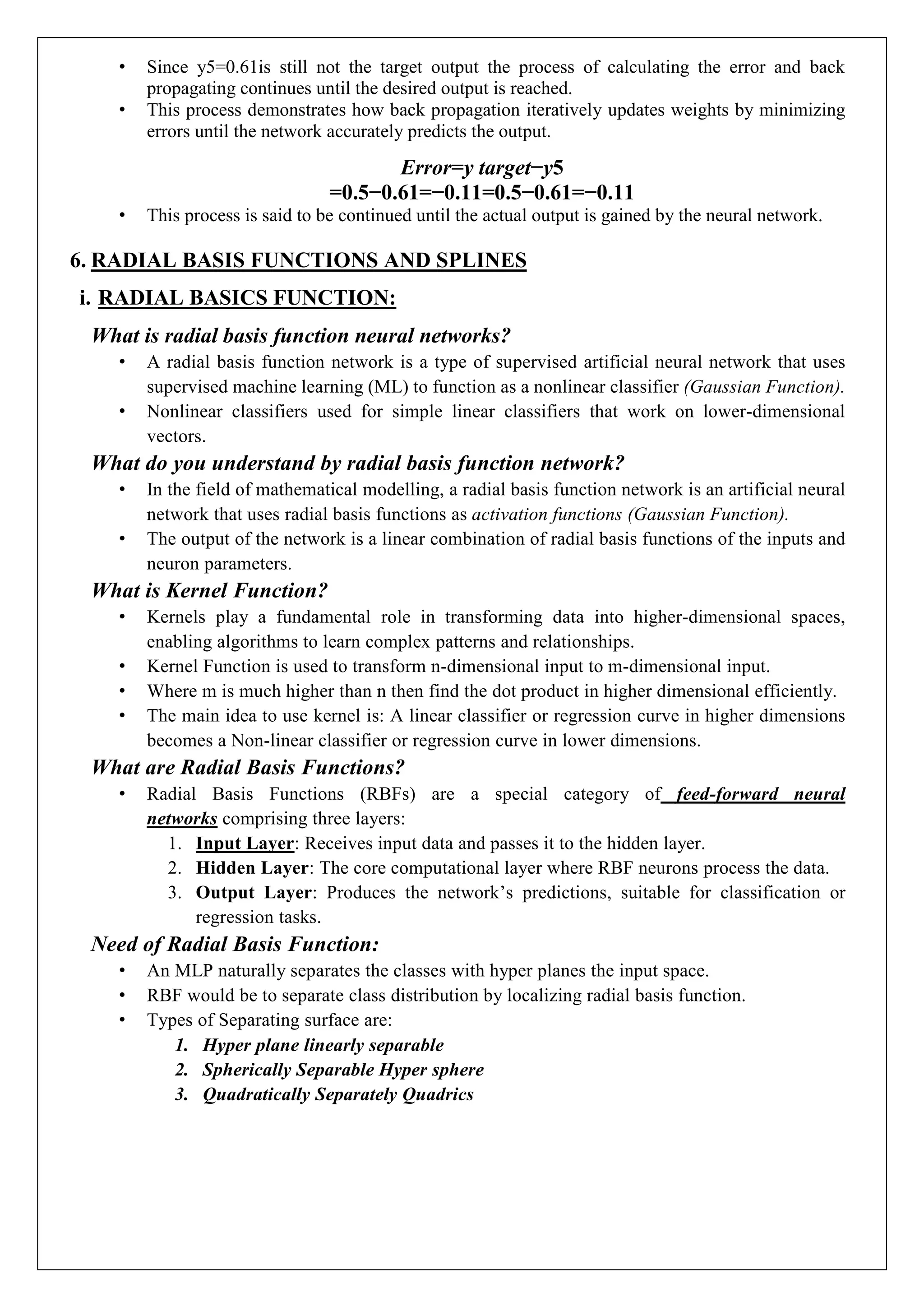 22PCOAM16 ML UNIT 2 NOTES & QB QUESTION WITH ANSWERS | PDF