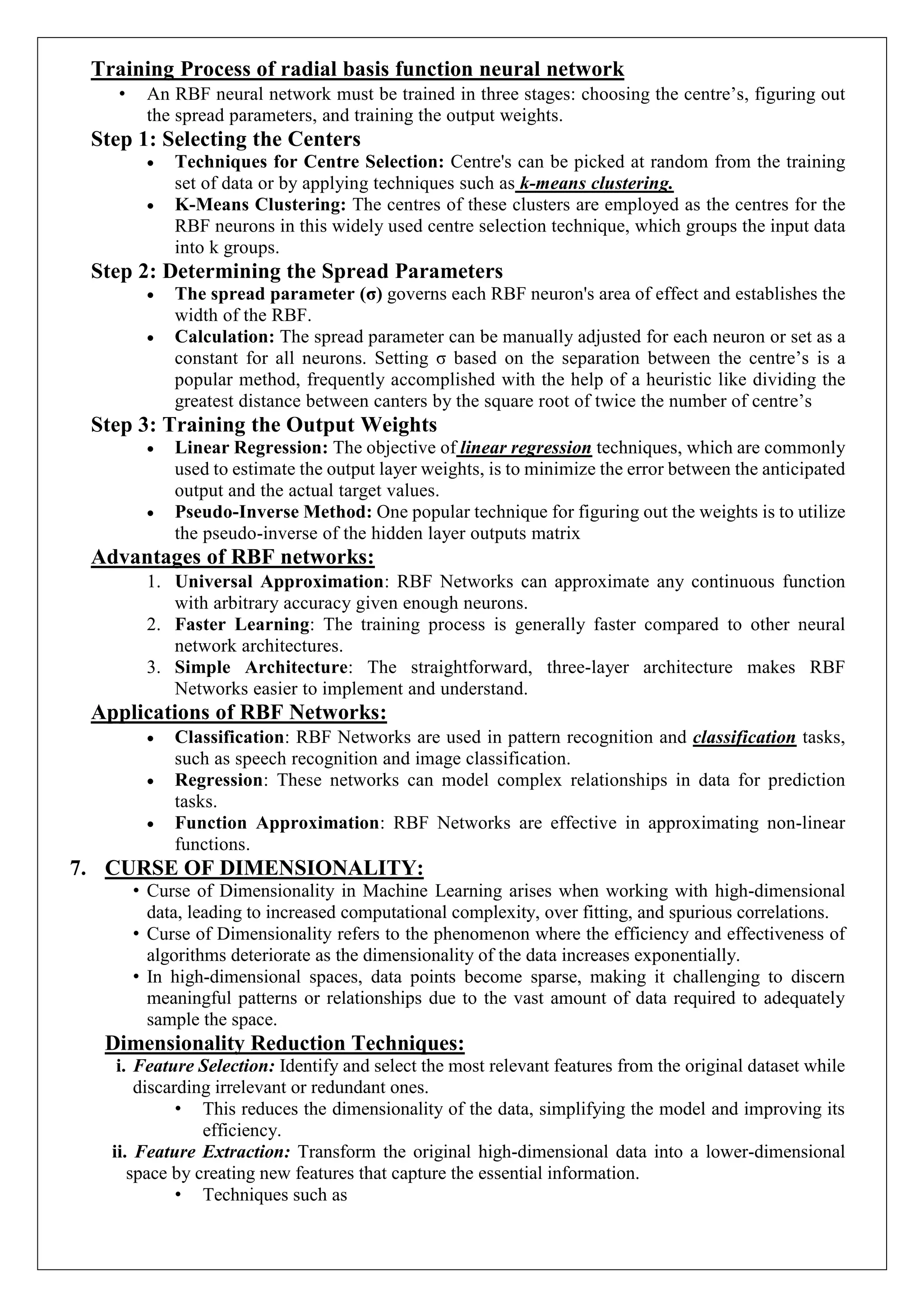 22PCOAM16 ML UNIT 2 NOTES & QB QUESTION WITH ANSWERS | PDF