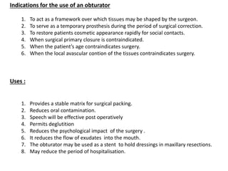 Unit 2 Obturators.pptx