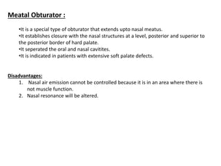 Unit 2 Obturators.pptx