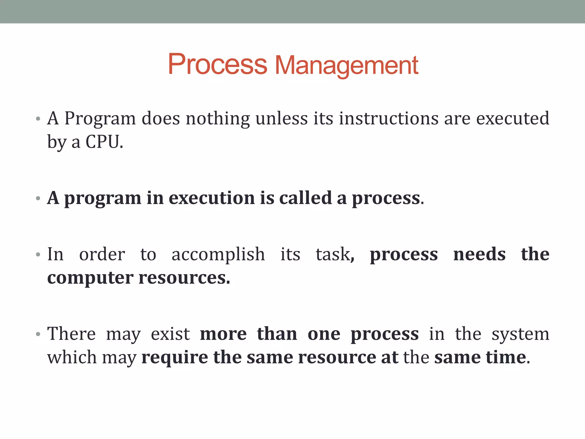 Unit 2os Process Management Pptx Operating Systems Computer Software And Applications