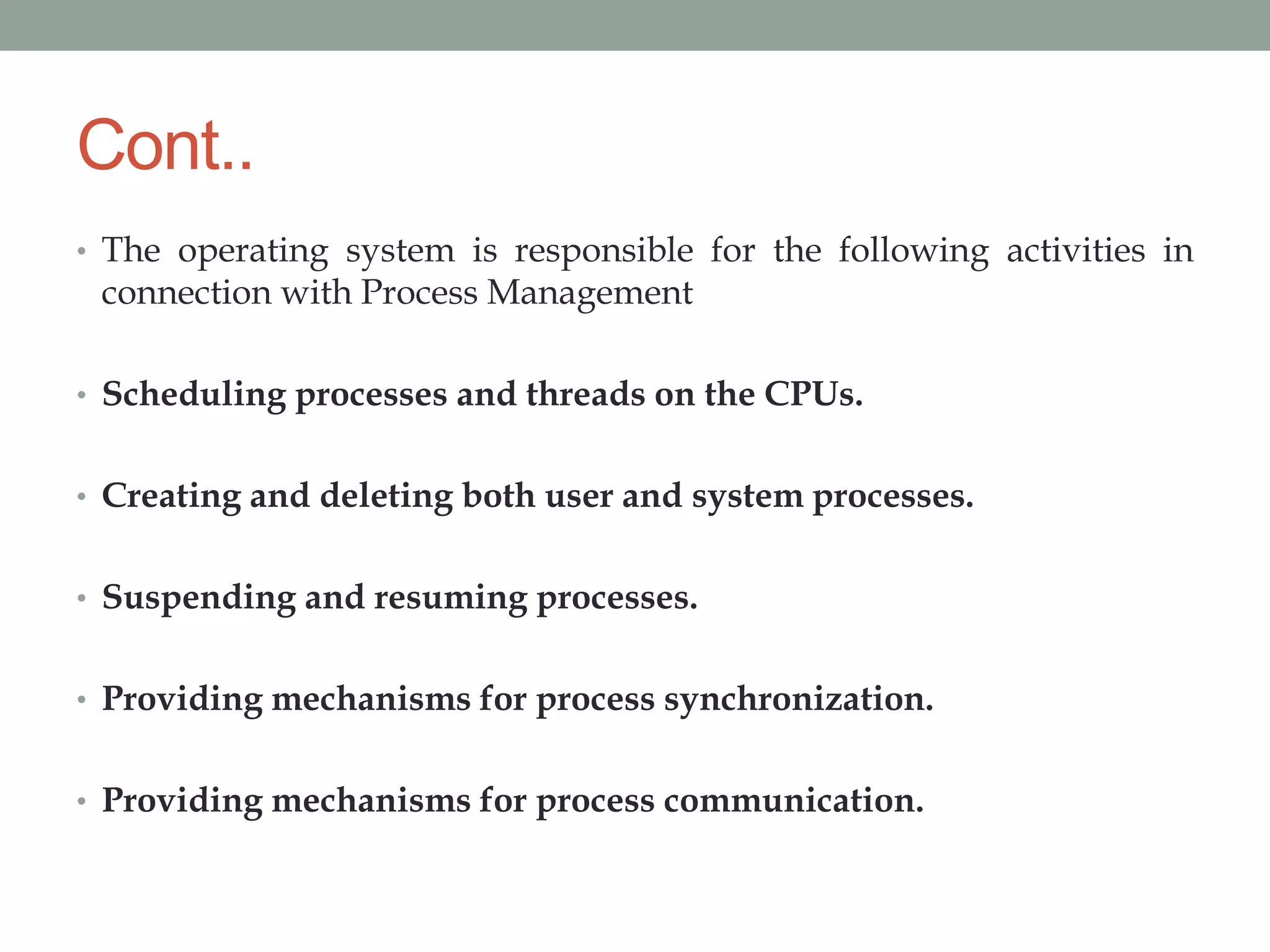 Unit 2_OS process management | PPTX