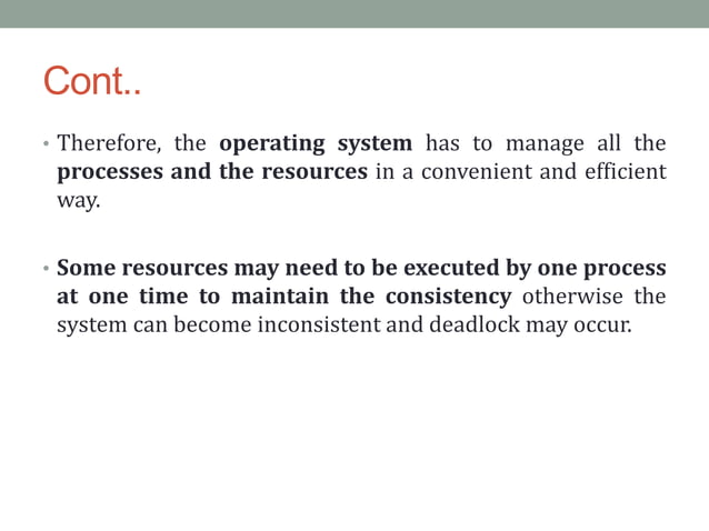 Unit 2os Process Management Pptx Operating Systems Computer Software And Applications