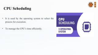 OPERATING SYSTEM PPT ON SCHEDULING AND ALGORITHMS | PPT