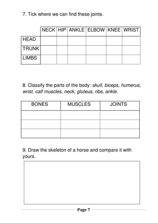 Unit 2 our body | PDF