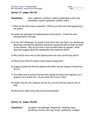 The Road, by Cormac McCarthy | PDF