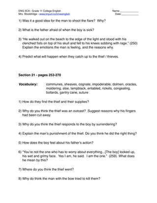 The Road, by Cormac McCarthy | PDF